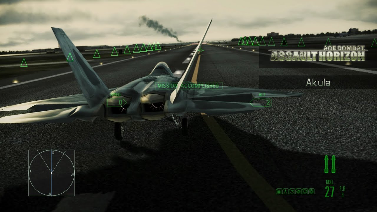 Ace Combat Assault Horizon - Akula: F-22A Mobius 1 - YouTube