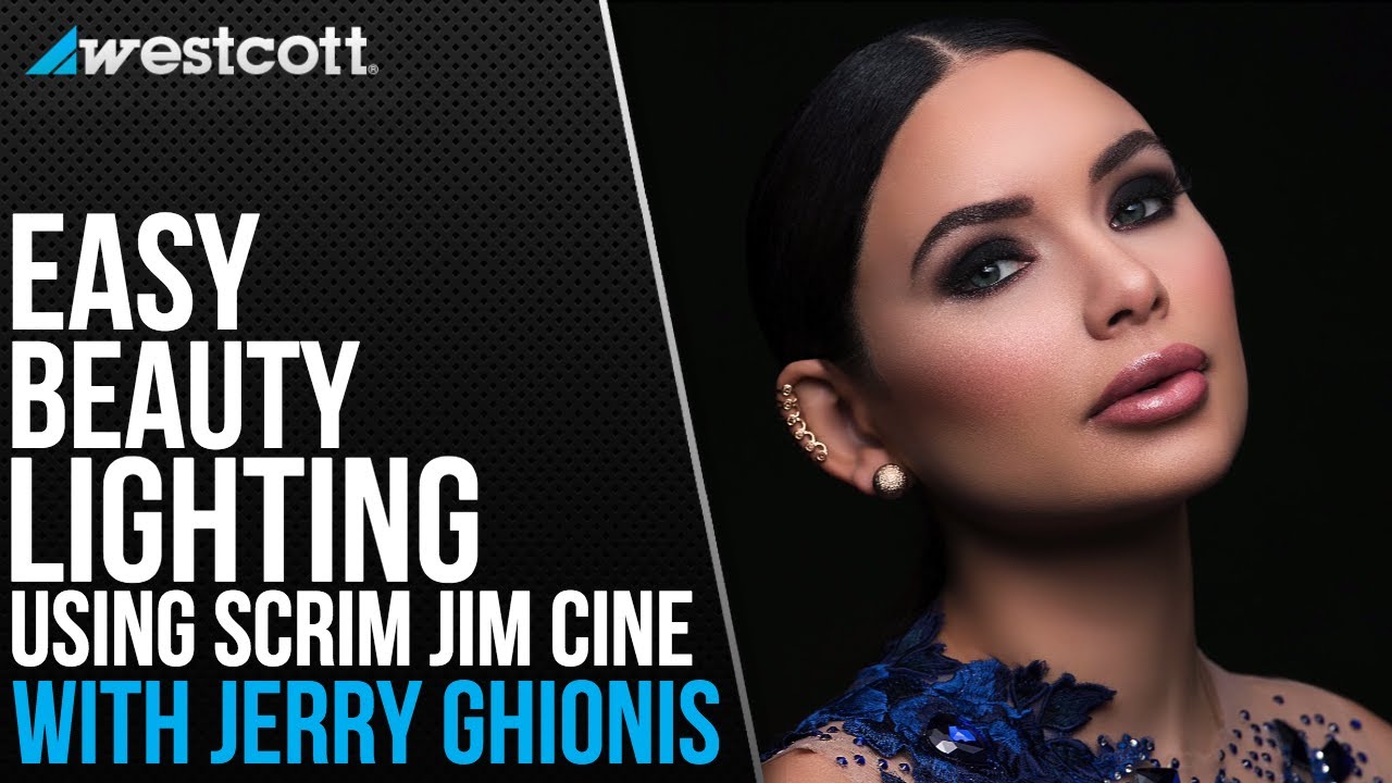 Using a Scrim for Beauty Lighting with Jerry Ghionis - YouTube
