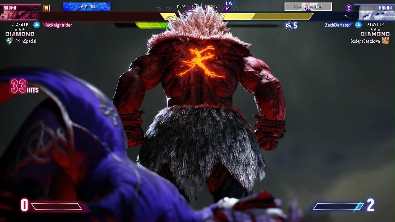 Manon vs modern Akuma! Street Fighter 6 - YouTube