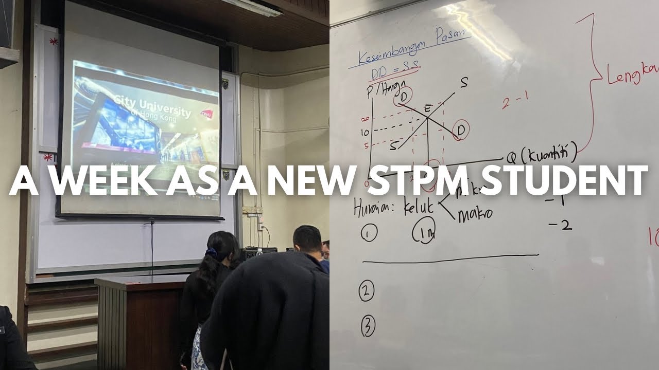 a week as new stpm student 👩🏻‍🎓 - YouTube