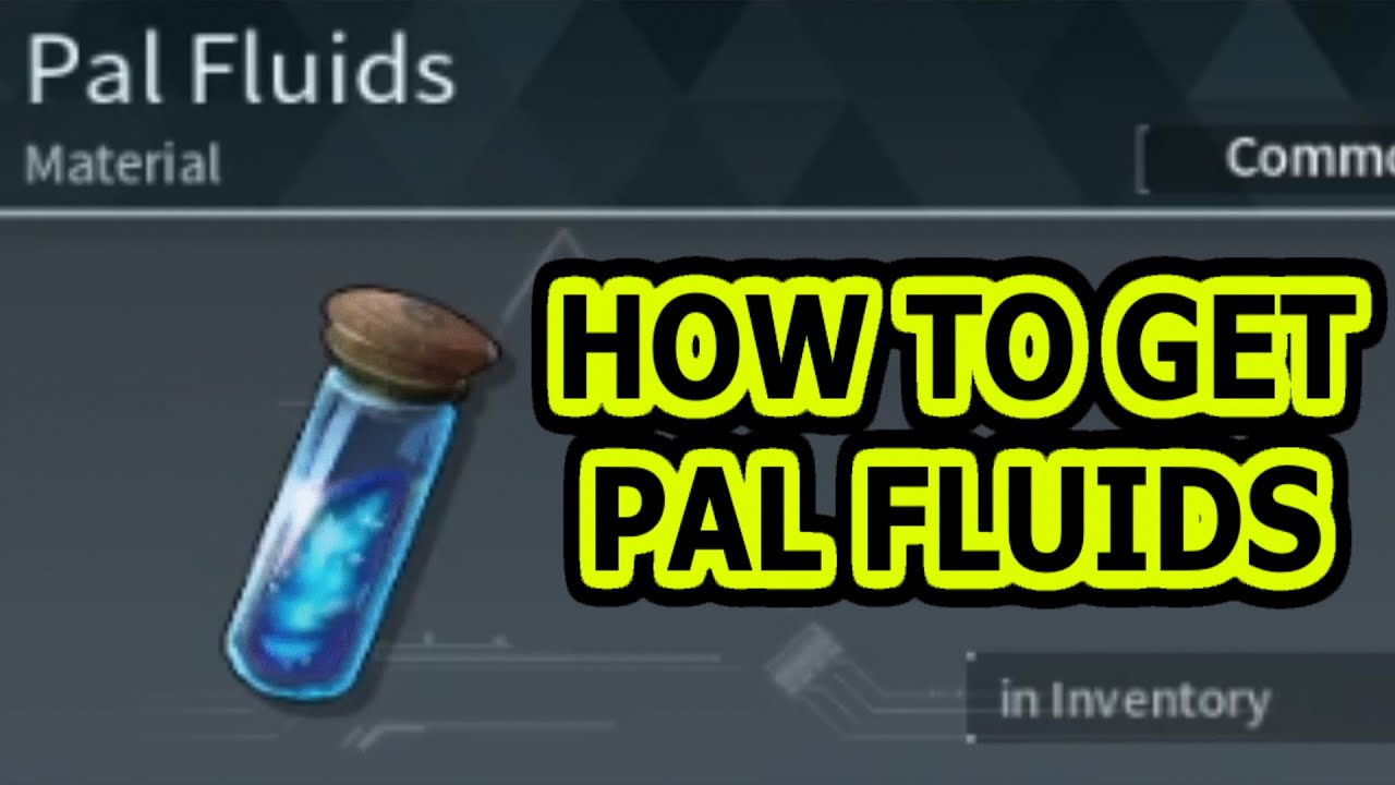 How To Get Pal Fluids In Palworld - YouTube