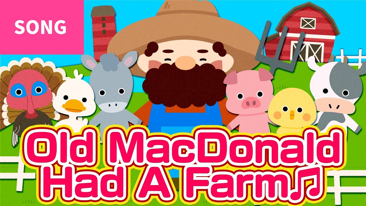 Animation】♬Old MacDonald Had A Farm - ♬Old MacDonald had a farm, E-I-E ...