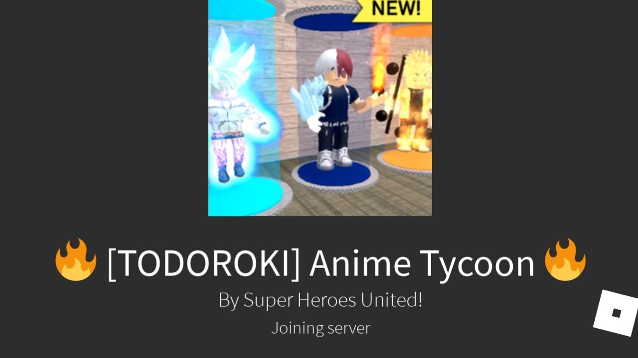 TODOROKI Anime Tycoon ( Roblox ) - YouTube