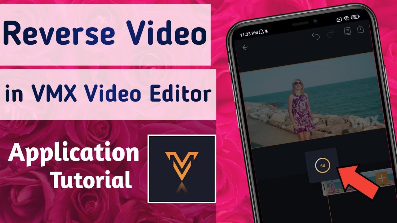 How to Make Reverse Video in VMX Video Editor App - YouTube