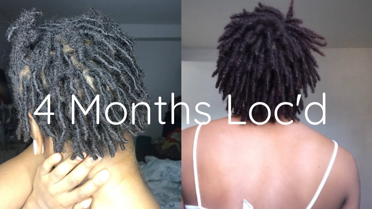 Starter Locs: 4 Month Loc Update | BrittanysRoom - YouTube