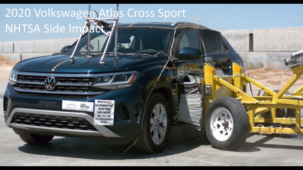 2020-2024 Volkswagen Atlas Cross Sport NHTSA Side Impact - YouTube