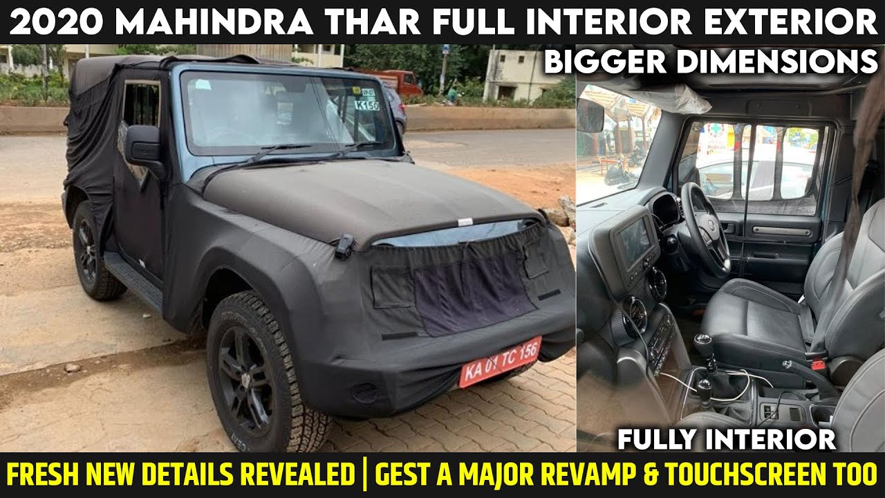 2020 Mahindra Thar Top model Hard-Top Variant - First Look | Full ...