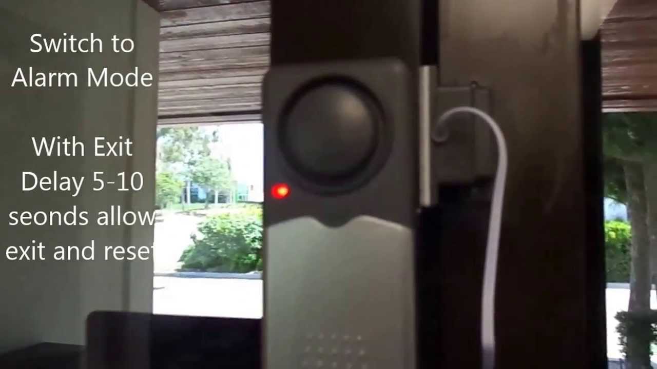 A Techko Magneric Sensor Entry Security Alarm & Chime Model S183 - YouTube
