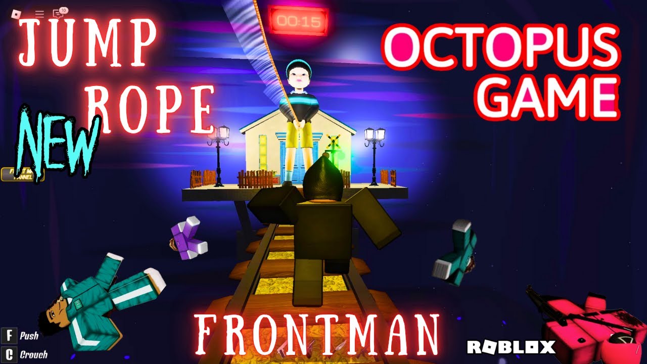 JUMP ROPE in OCTOPUS GAME as FRONTMAN( & Disguised Frontman) | ROBLOX - YouTube