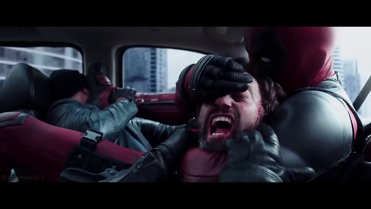 Car Fight Scene l Deadpool - YouTube