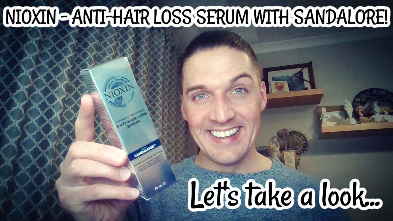 NIOXIN - ANTI-HAIR LOSS SERUM WITH SANDALORE! Let's take a look! - YouTube