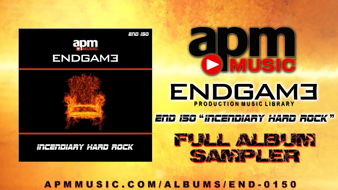 APM Music Engame Album 150 "Incendiary Rock" Full Album Sampler - YouTube