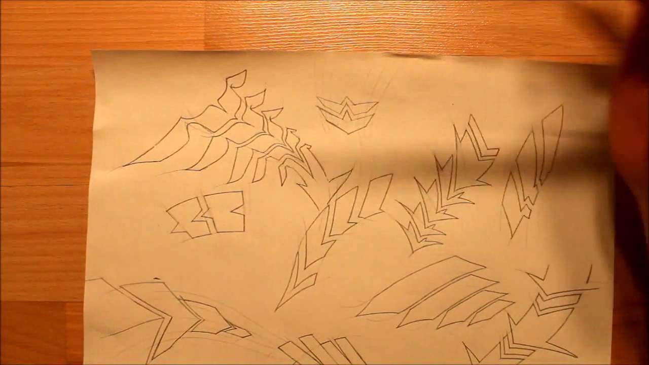 How to draw Cool graphics Graphics Graffiti and Illustration - YouTube