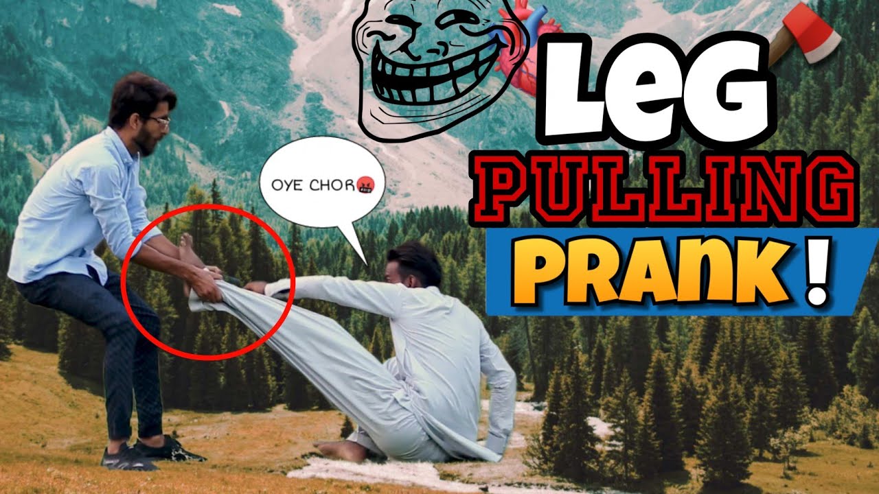 Leg Pulling Prank With Twist | Disturbing Strangers By Pulling Their ...