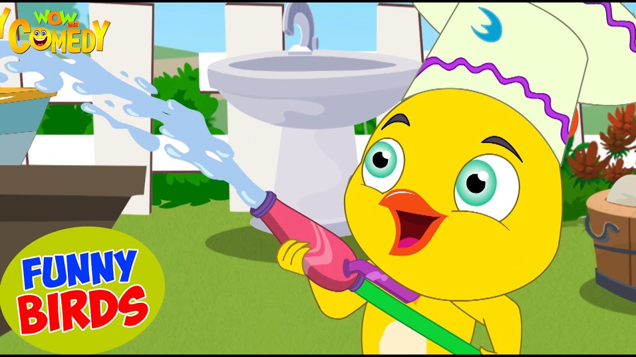 Funny Birds | 201 | Eena Meena Deeka | Cartoons For Kids | Comedy ...
