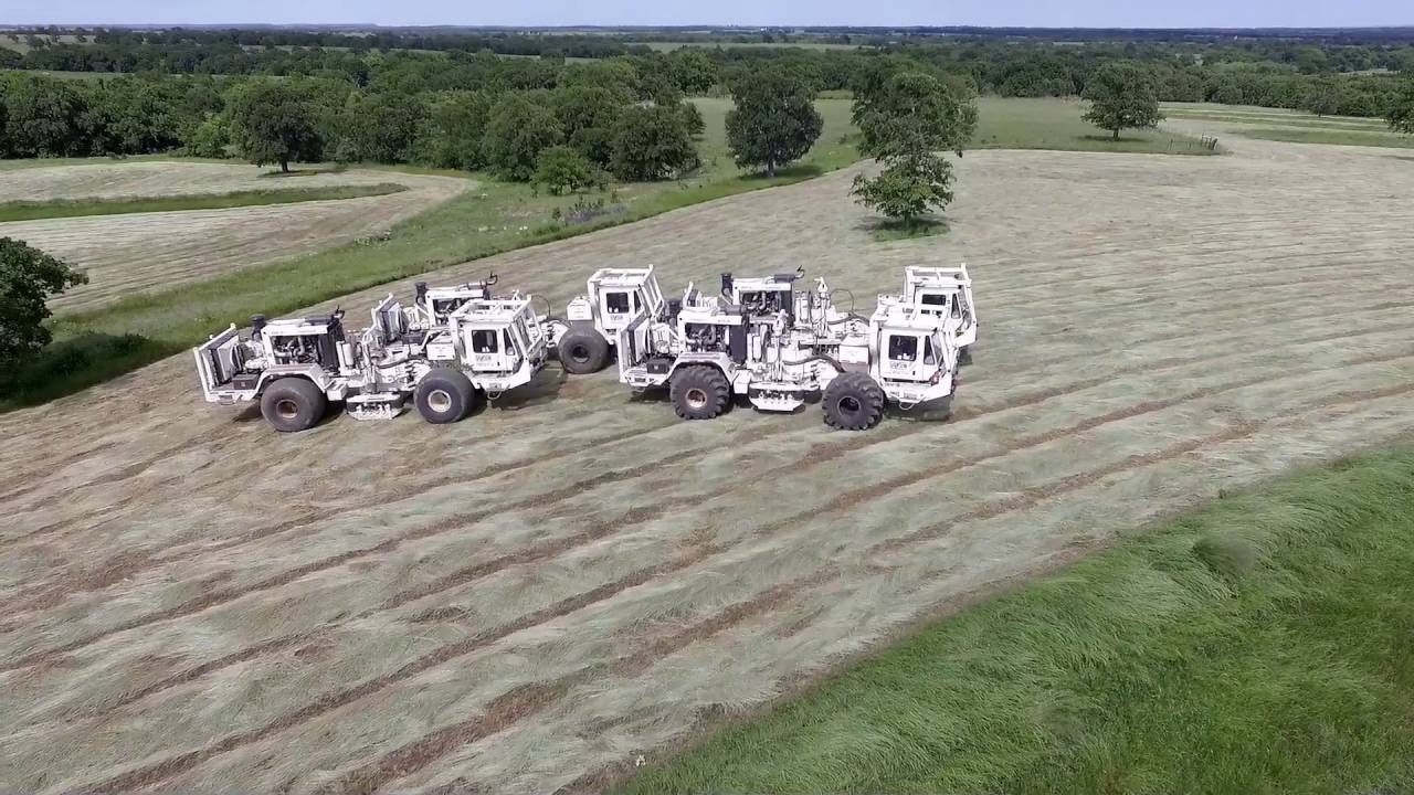 Seismic Survey Thumper Trucks - YouTube