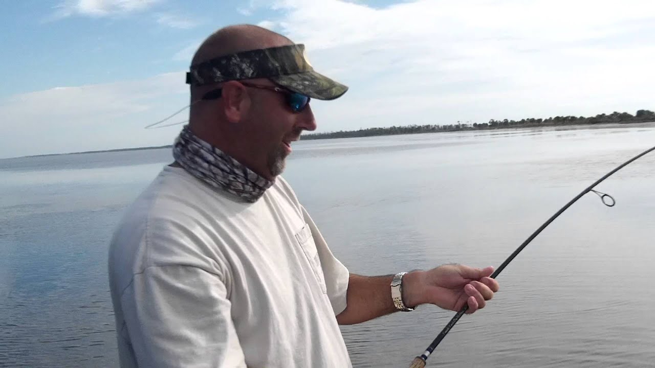 Keith wade fishing for redfish in Apalachicola - YouTube