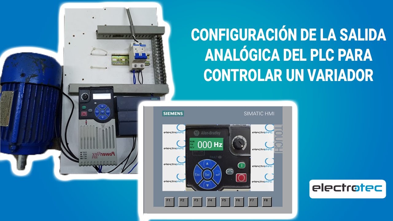 Aprende como controlar un variador de frecuencia mediante un panel HMI ...