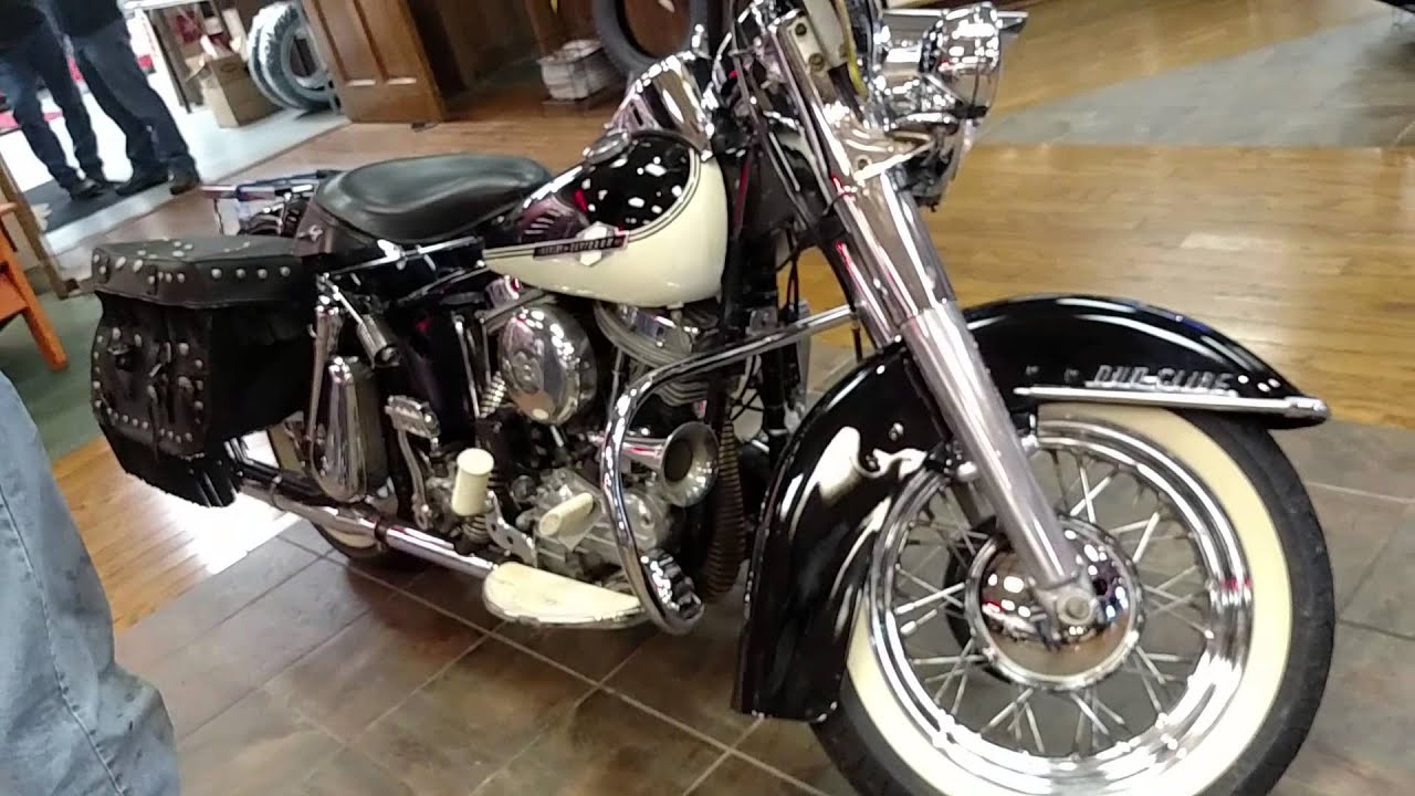 Harley Davidson 1963 Panhead running - YouTube