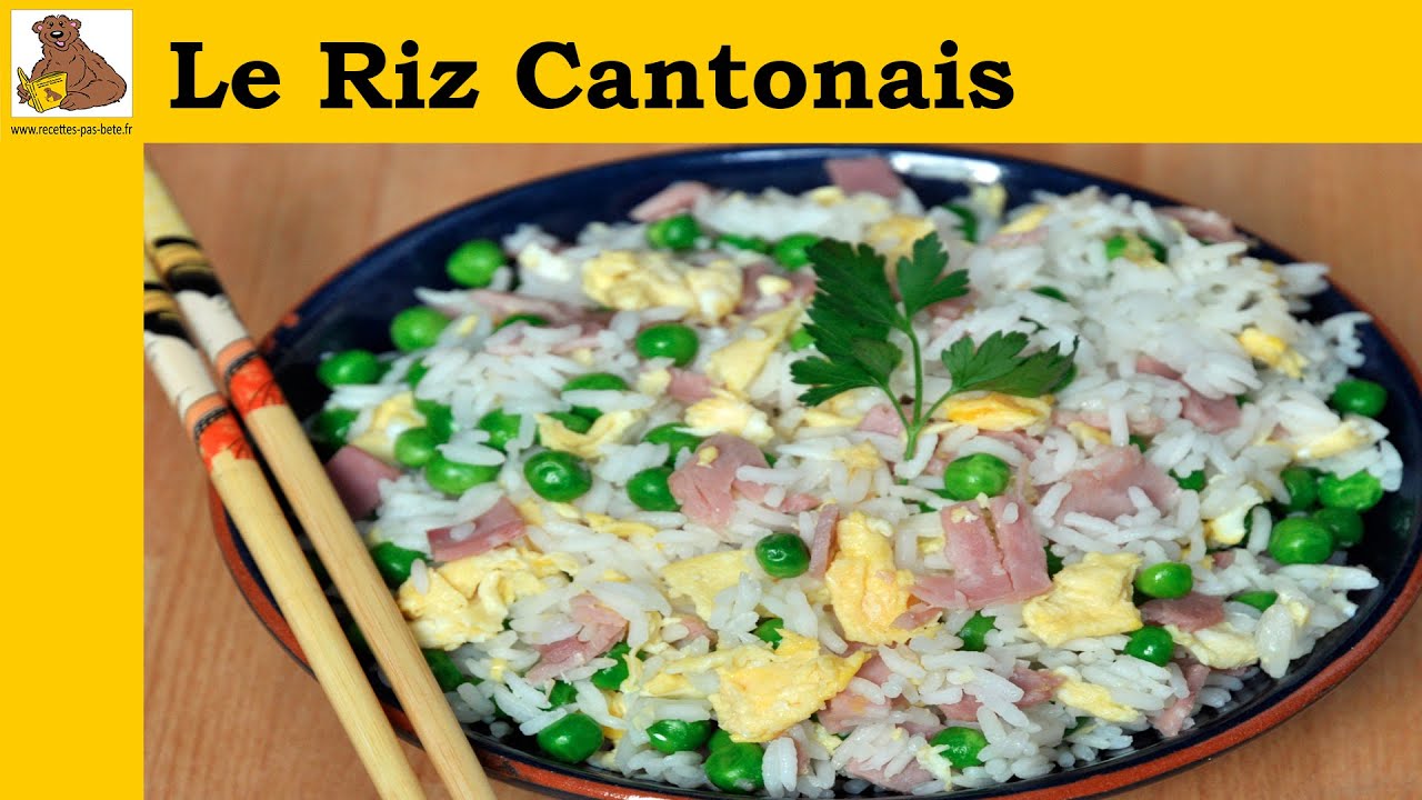 Le riz cantonais (recette facile) - YouTube
