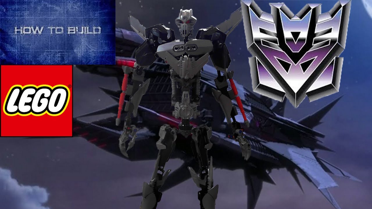 How to Build Lego Starscream from Transformers Prime with Hero Factory ...