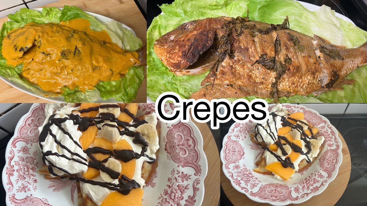 Crepes recipe /fish recipe - YouTube