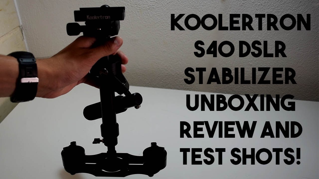 Cheapest stabilizer for DSLR's? Koolertron S40 Stabilizer Unboxing ...