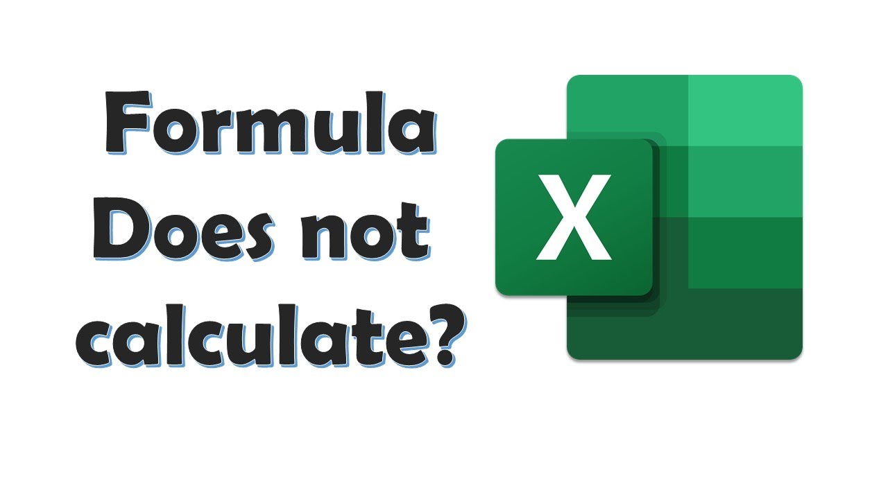 How To Make Calculation Work Properly In Microsoft Excel Final Youtube