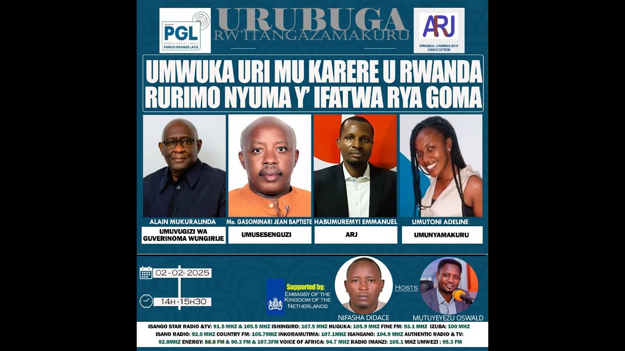 🔴URUBUGA RW'ITANGAZAMAKURU :UMWUKA URI MU KARERE U RWANDA RURIMO NYUMA ...