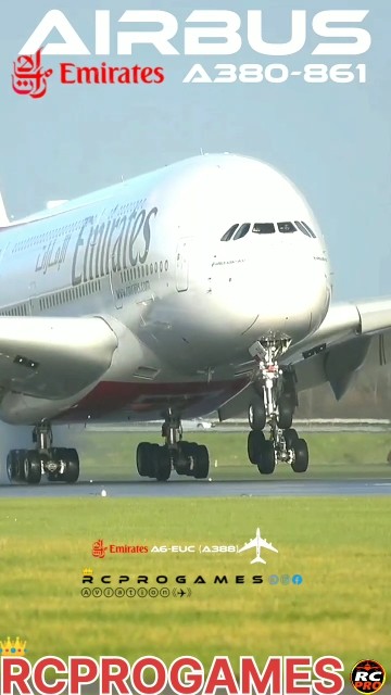 "Emirates A380-861 | Engine Power in Action | Aviation Spotting ️🔥 ...