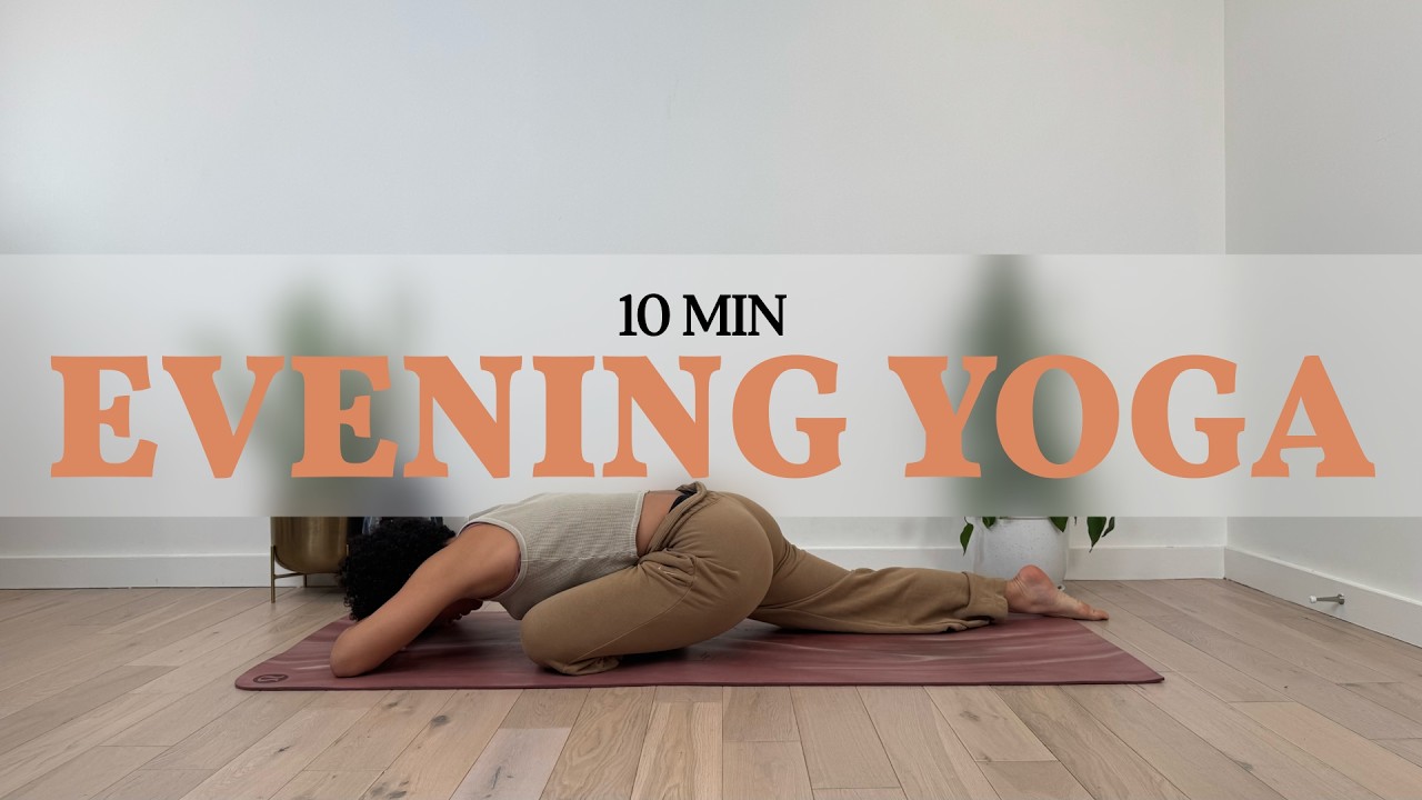 Evening Yoga for Relaxation & Sleep | 10-Min Wind Down Routine - YouTube