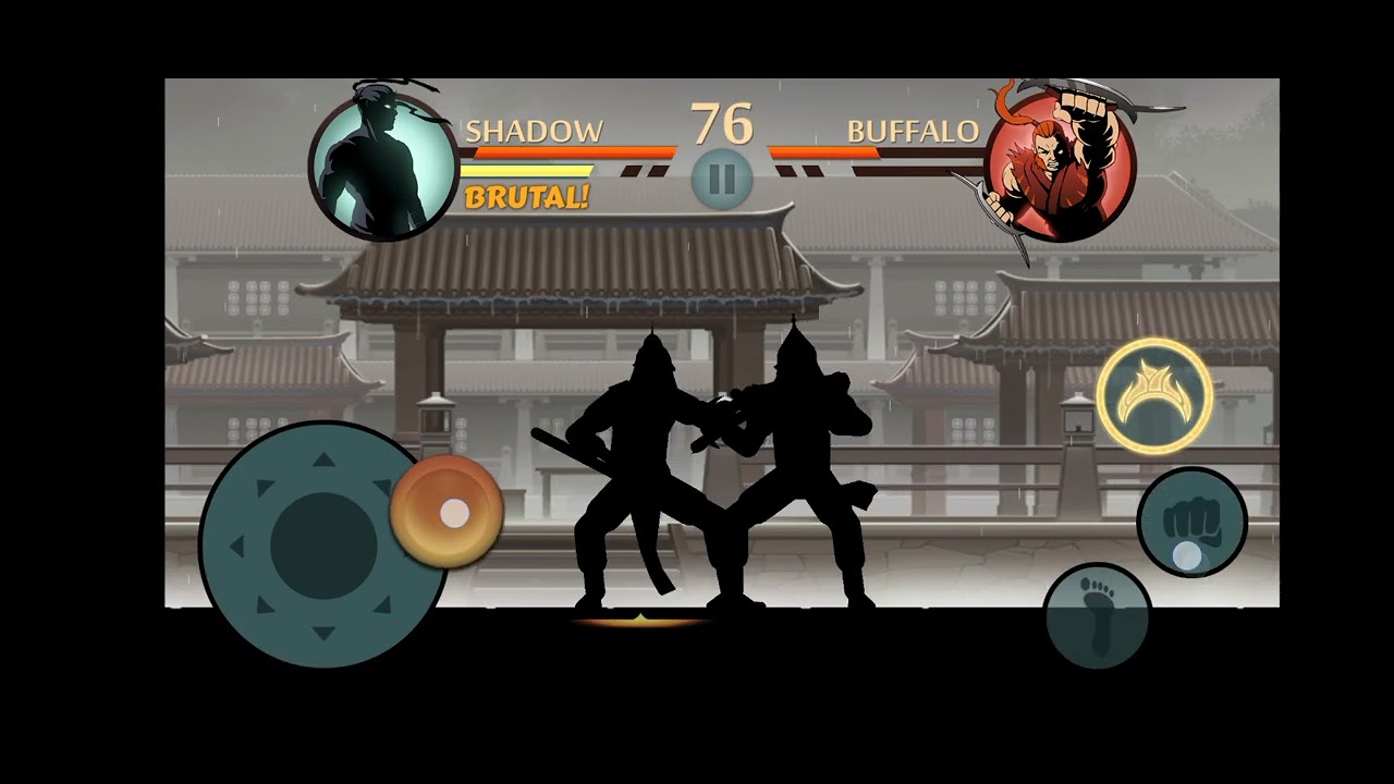 level 9 game play (shadow fight) 2 enemy - YouTube