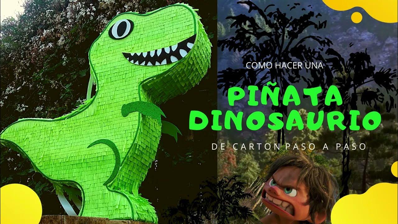 🦕 Como HACER una PIÑATA de DINOSAURIO de cartón paso a paso 🦕 | [Mira ...