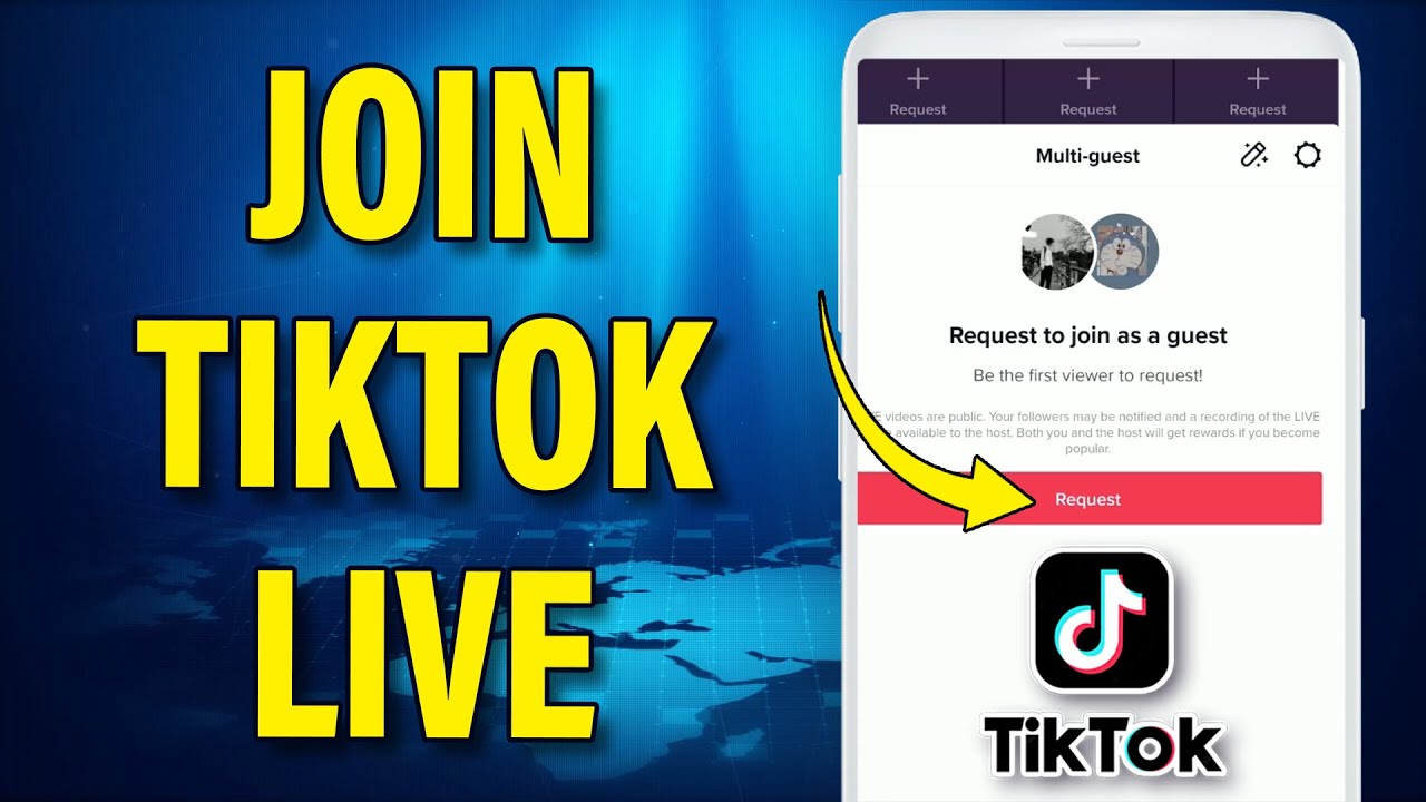 How to Join a Live on TikTok | Request To Join TikTok Live 2023 - YouTube