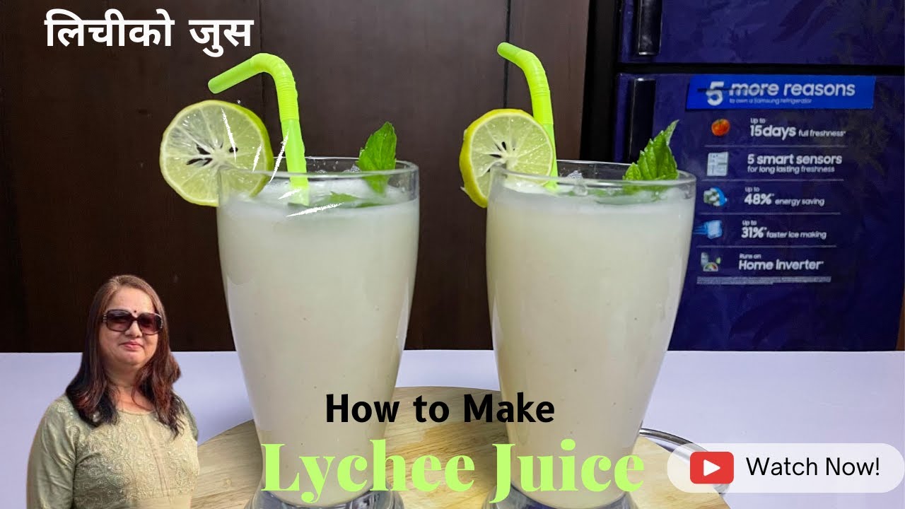 How to Make Lychee Lemonade: A Refreshing AND Healthy Drink! - YouTube