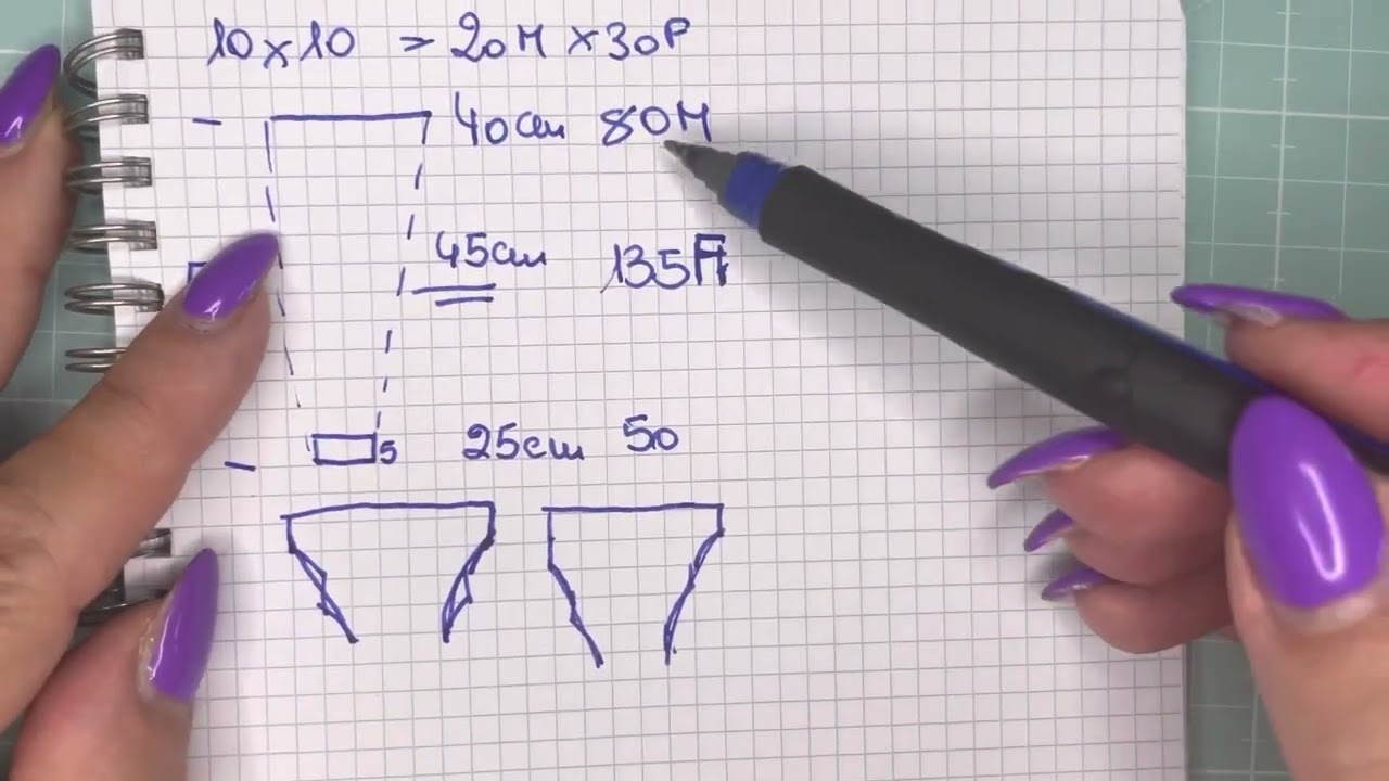 Calcolare le diminuzioni delle maniche - YouTube