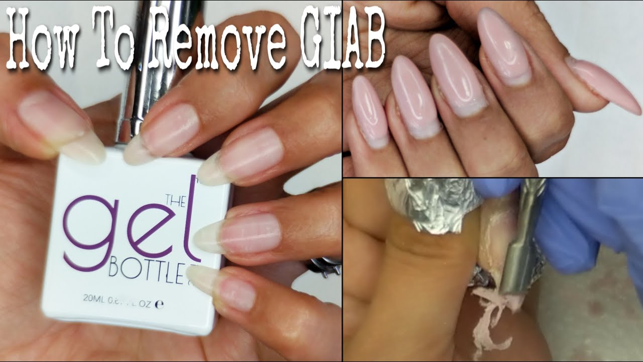 How to Remove GIAB (Gel in A Bottle) - YouTube