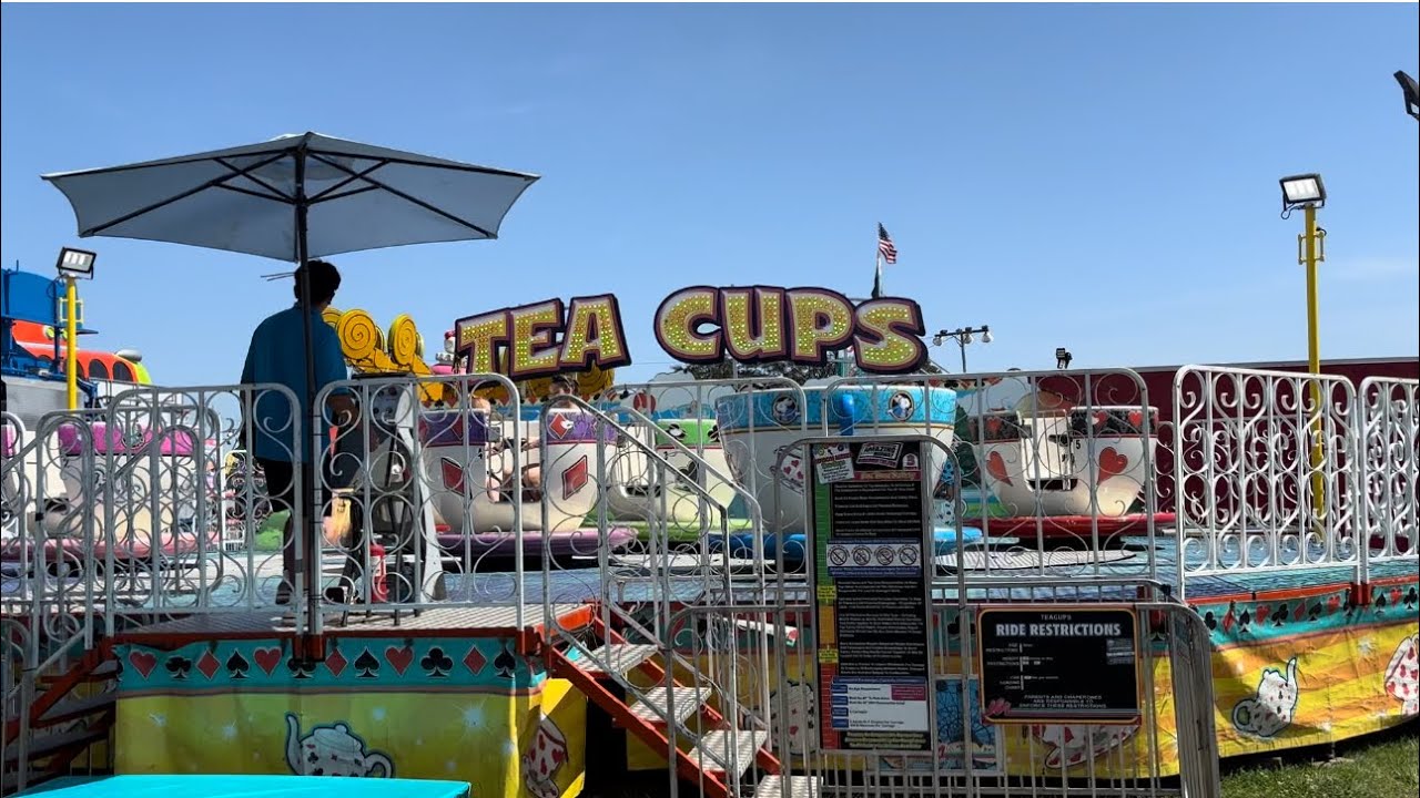 Large Tea Cups, This weeks Carnival ride. #fair - YouTube