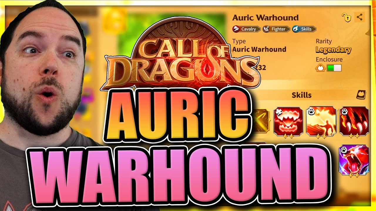 Best Auric Warhound Pet Skills [full guide] Call of Dragons - YouTube