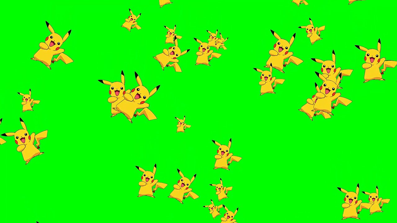 Green screen Pokemon Pikachu effects Background video #24 - YouTube