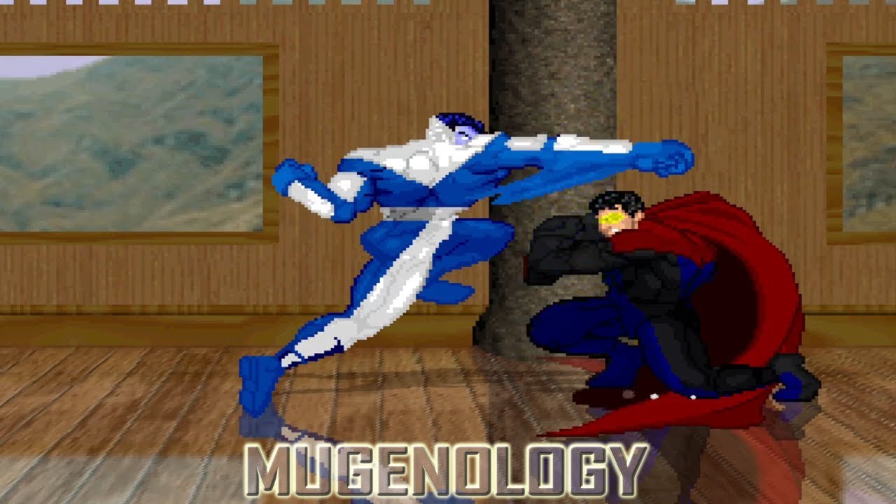 Eradicator vs Superman Blue - DC Comics - MUGEN - YouTube