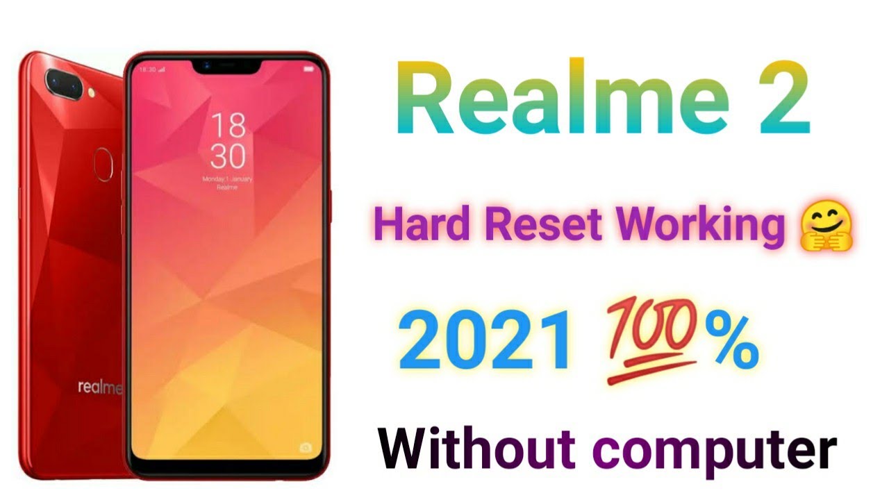 Realme 2 | Hard Reset | Working | RMX1805 | PIN Pattern Passward unlock ...