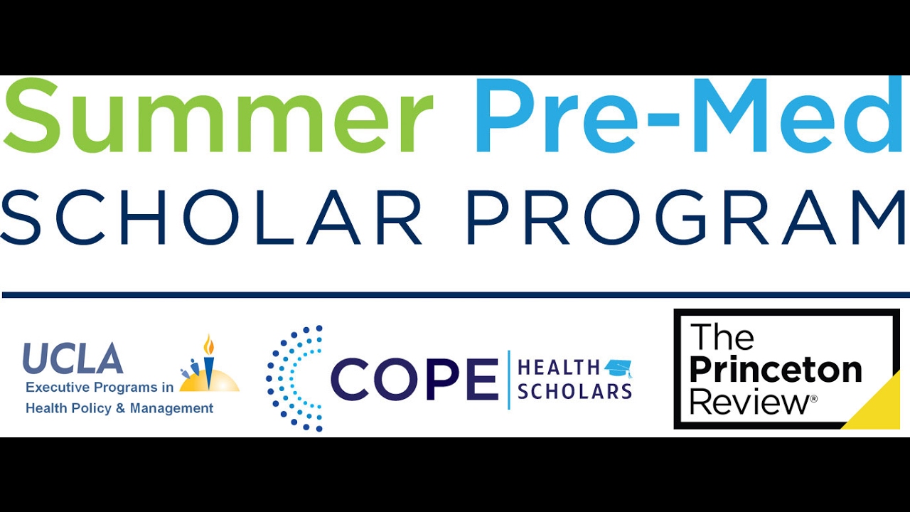 COPE Health Scholars - Summer Pre-Med Scholar program - YouTube