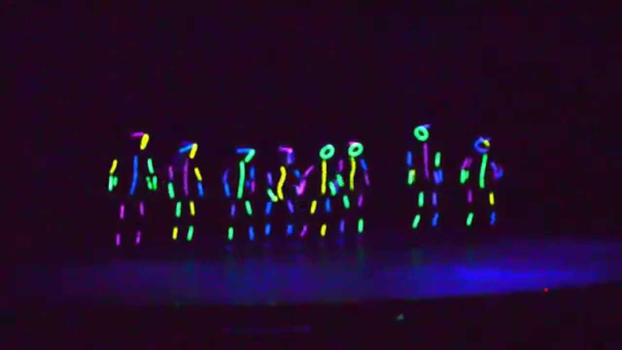 Dancing Glow stick people - YouTube
