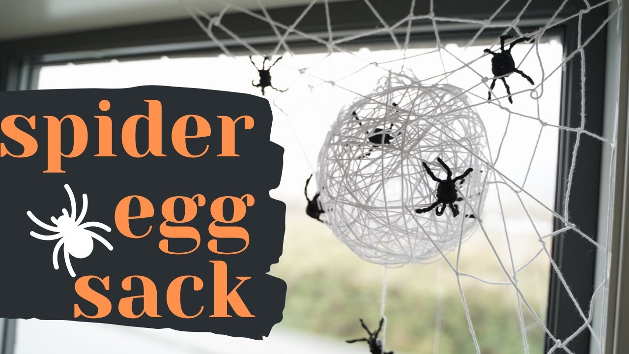 DIY Spider Egg Sack | HALLOWEEN 2020 - YouTube