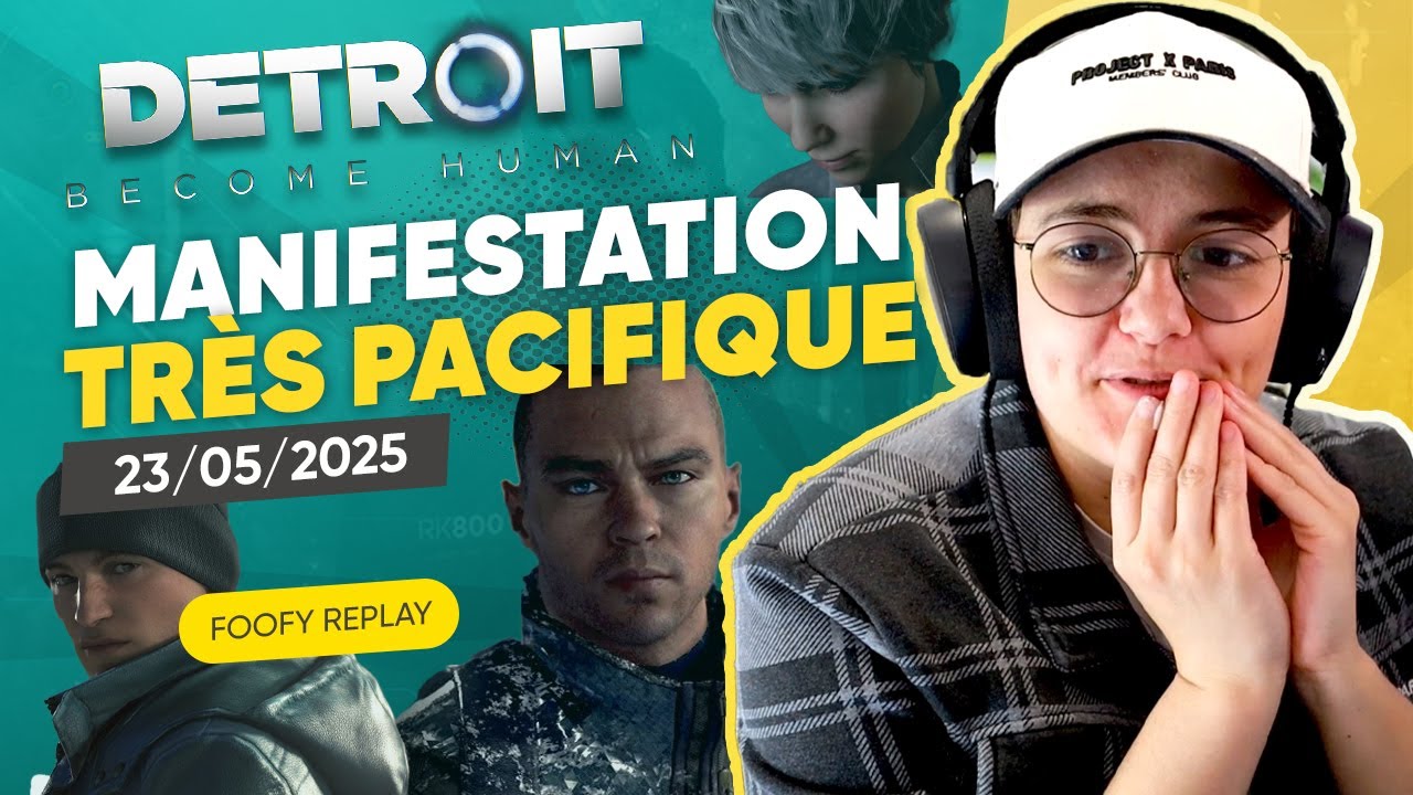 LA FIN DE DETROIT BECOME HUMAN... et j’ai pleuré 😭 - Replay du 23/05 ...
