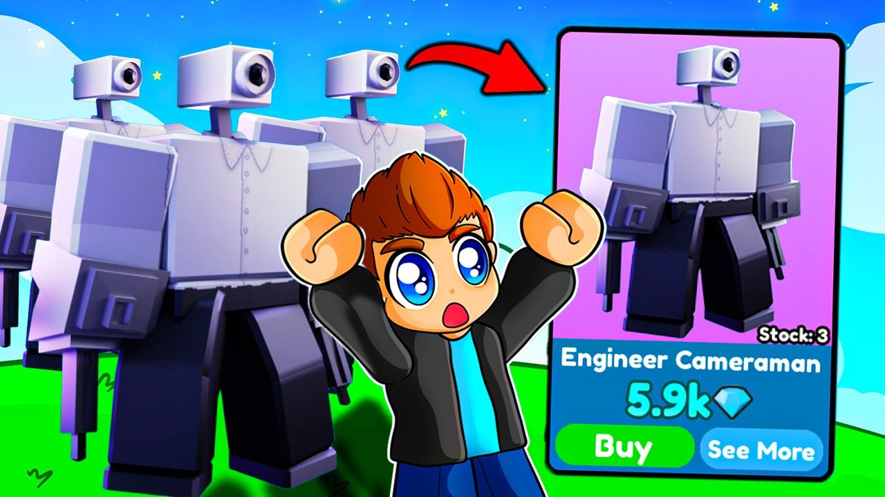 Ich KAUFE ENGINEER CAMERAMAN im *NEUEN* MARKETPLACE von Toilet Tower ...