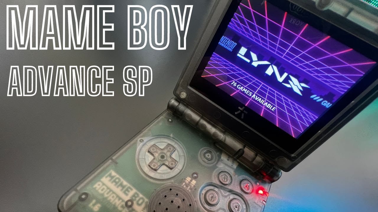 MameBoy Advance SP (DIY Retropie Handheld) - YouTube