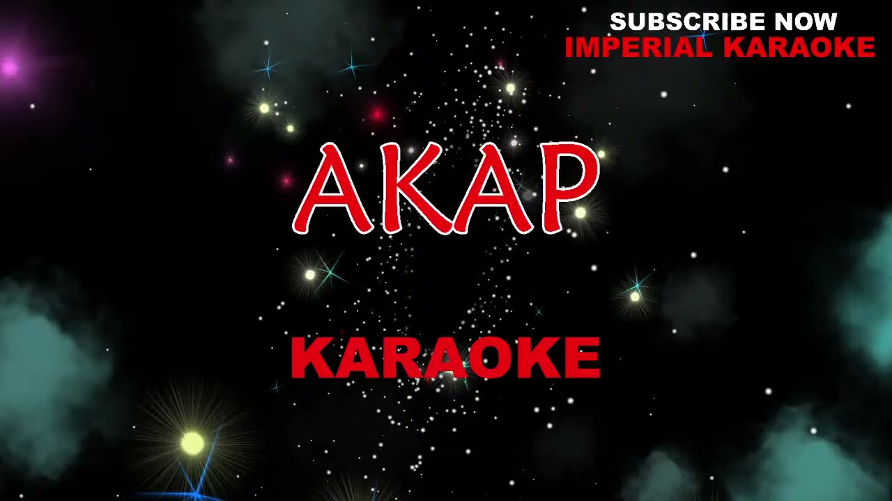 AKAP - Imago (KARAOKE VERSION) with lyrics - YouTube