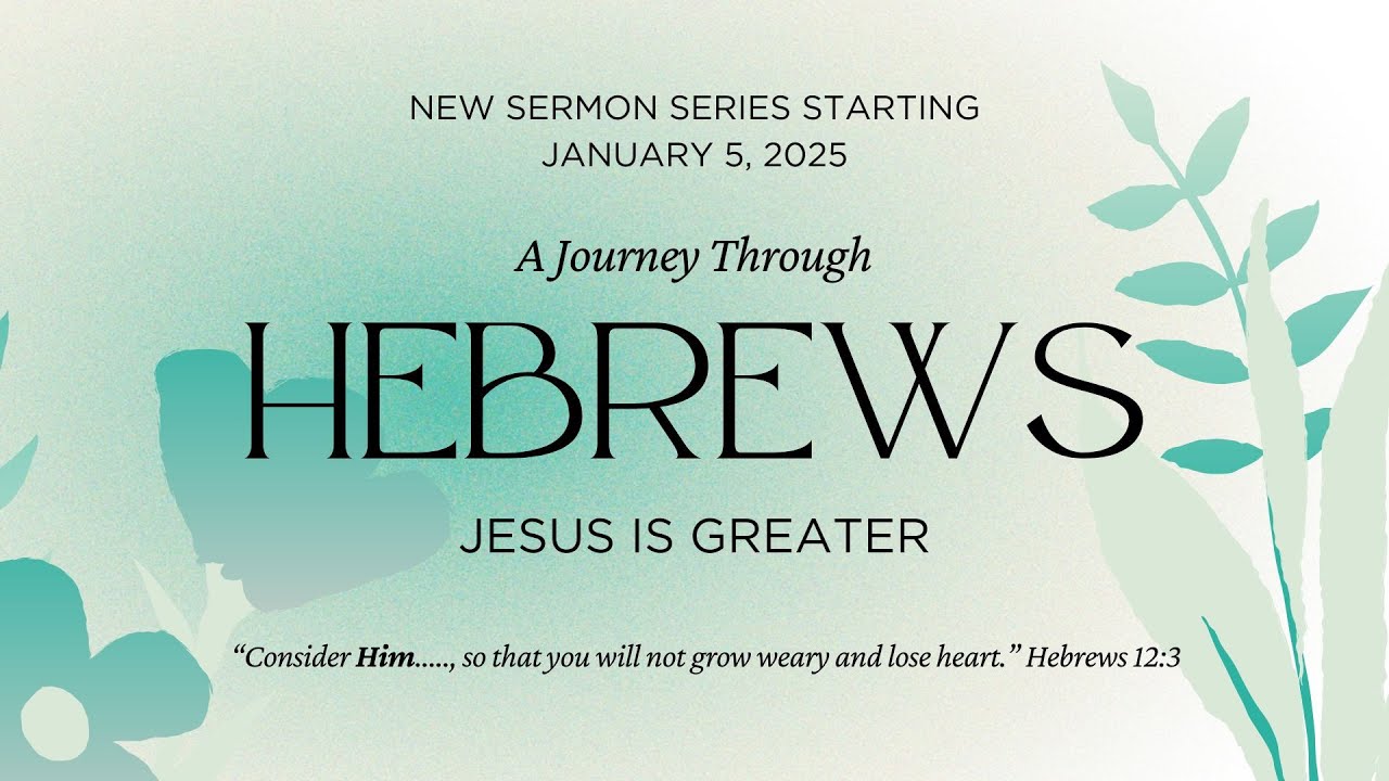 Hebrews Sermon Series | January 5th, 2025 | Jeffrey Thudian - YouTube